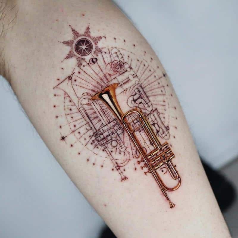 Музыкальные тату | Основные значения. Варианты дизайна. | VeAn Tattoo