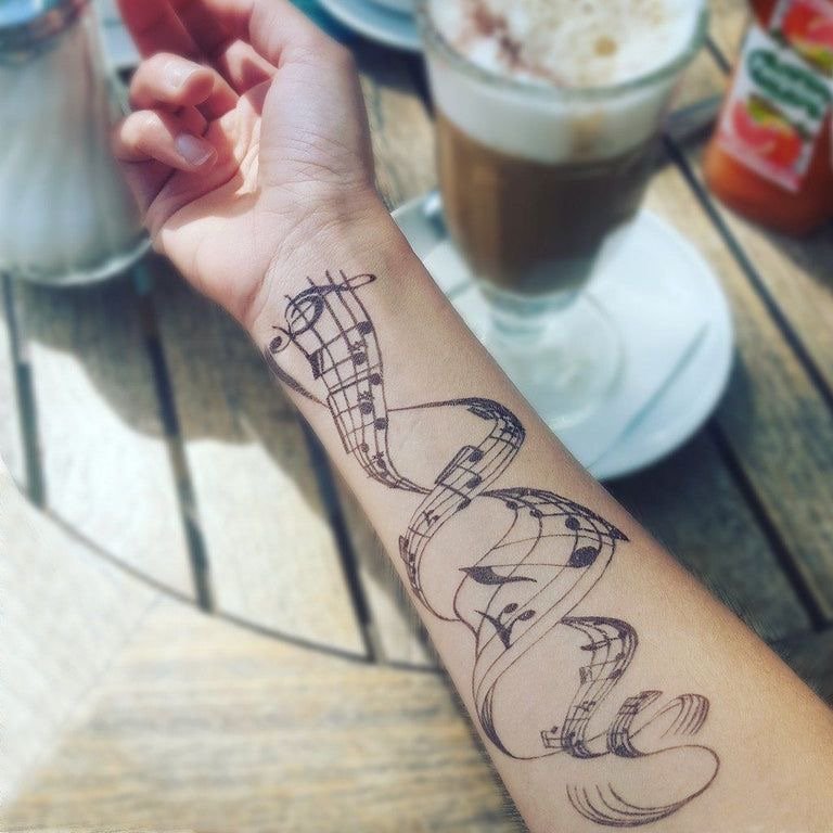 Музыкальные тату | Основные значения. Варианты дизайна. | VeAn Tattoo