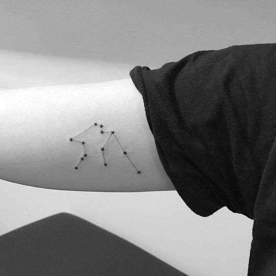Тату знак Зодиака Водолей / значение, идеи / 35+ фото | VeAn Tattoo